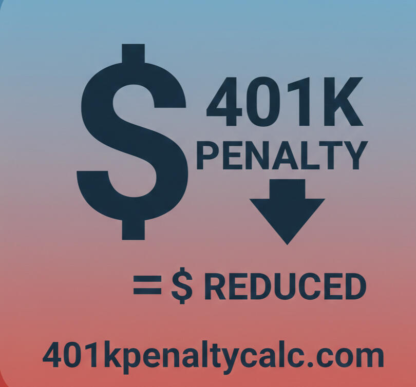 2026 401(k) Early Withdrawal Penalty Calculator | IRS Tax Estimator